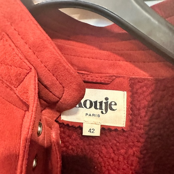 Rouje | Jackets & Coats | Rouje Riccardo Suede Shearling Jacket | Poshmark